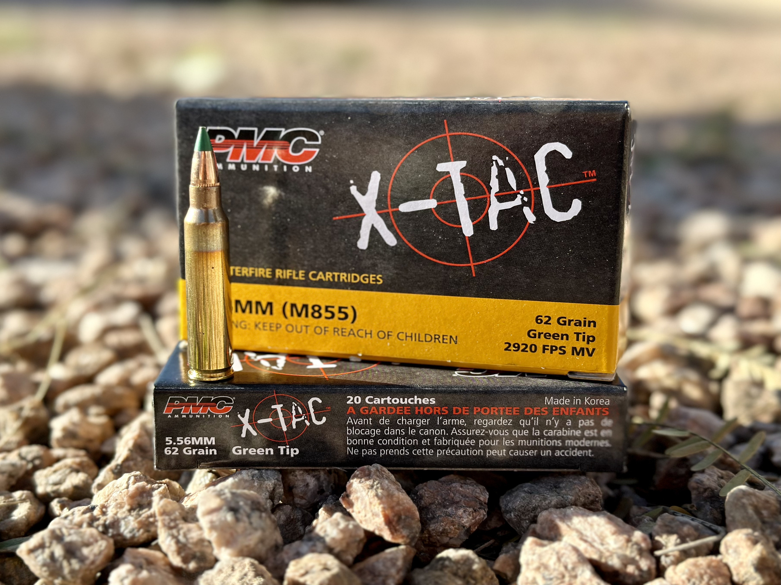 PMC X-TAC 5.56×45 M855 62 GR – 20 Round Box (Same Day Shipping, No Tax ...