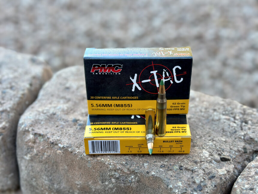 PMC X-TAC 5.56×45 M855 62 GR – 20 Round Box (LOW SHIPPING, NO TAX ...