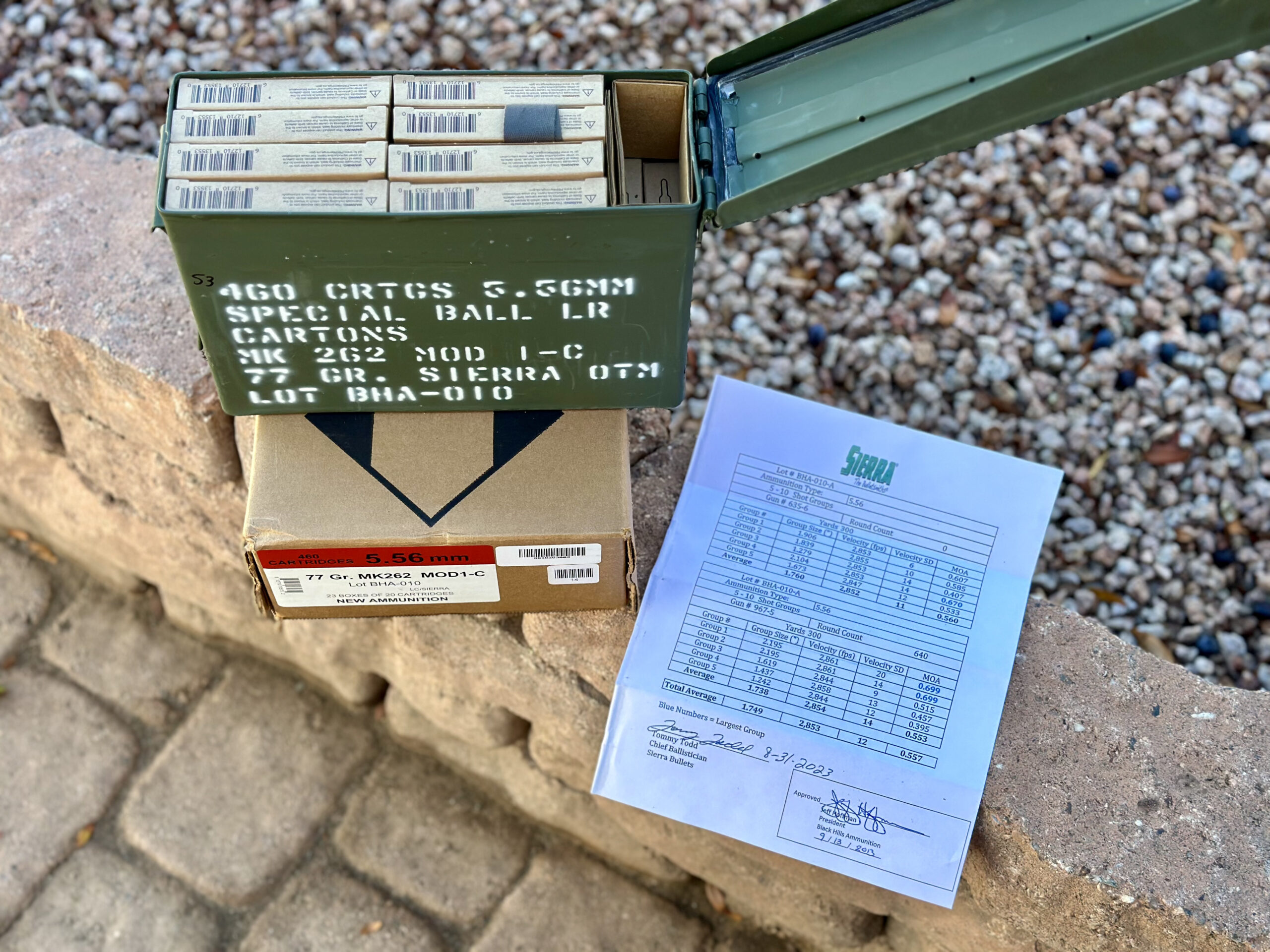 Black Hills 5.56×45 77 GR MK262 – 460 Round Ammo Can (FREE SHIPPING, NO ...