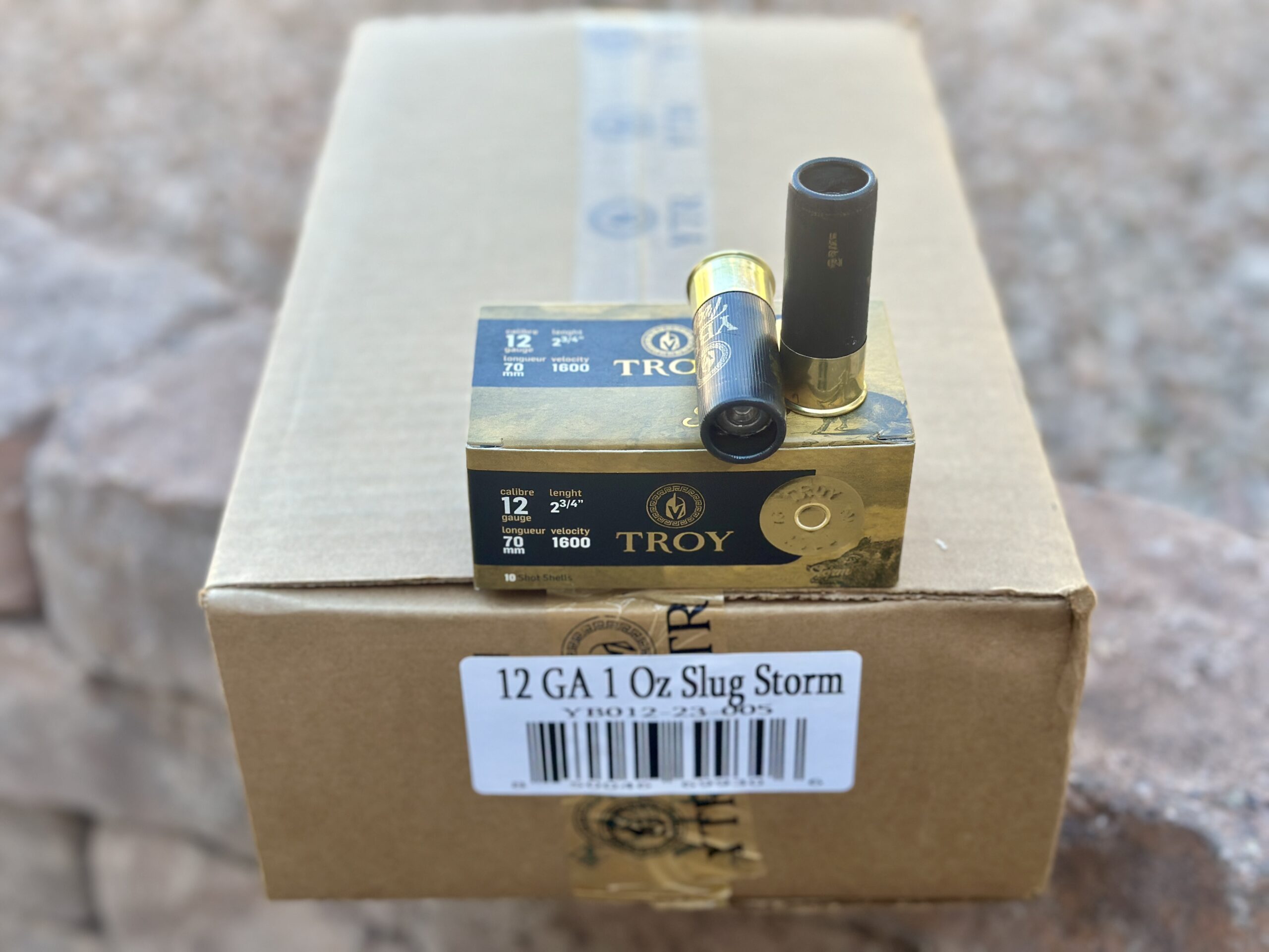 Troy 12 Gauge 1 OZ Rifled SLUG 2-3/4” – 200 Round Case (LOW SHIPPING ...